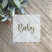 Baby Plaque Stencil Made for CCK500 Baby Plaque Cookie Cutter Perfect ...