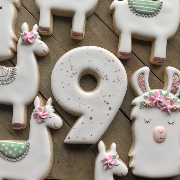 Number Cookies - Etsy