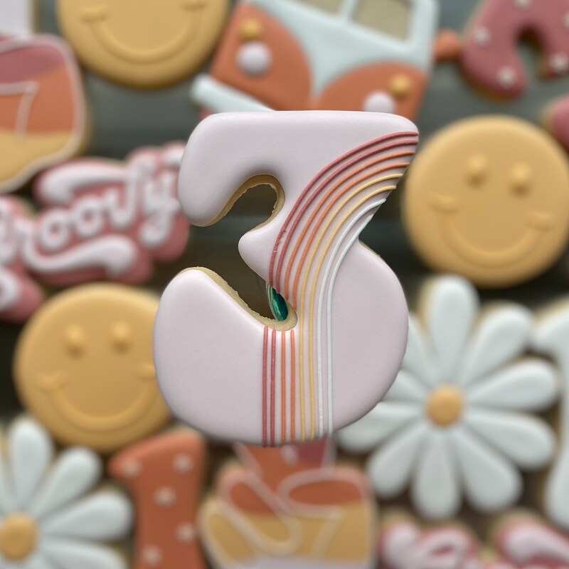 Number Cookies - Etsy