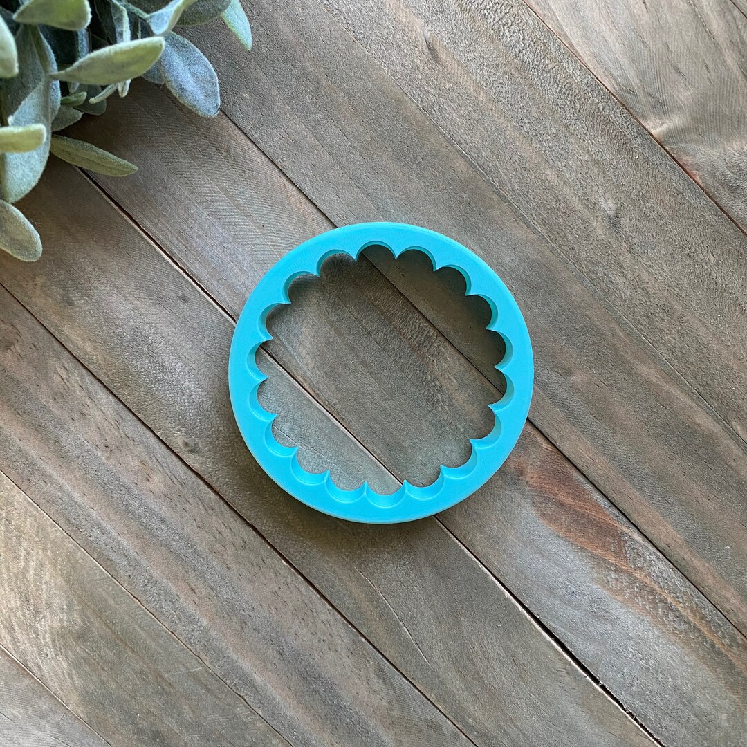 Scalloped Circle Cookie Cutter - Versatile Shape for Baby Showers ...