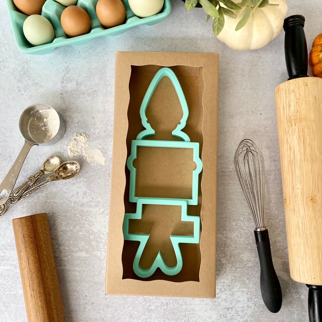 Elf Stacker Cookie Cutters - Christmas Elf Plaque, Set of 3 or ...