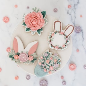 Advanced Spring Florals Cookie Class Cutters by the Flour Shoppe Cookie ...