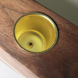 Walnut Candle Holder for 4 or 5 Taper Candles, Modern Advent Wreath - Etsy