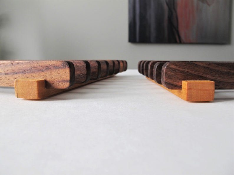 Modern Wood Trivet, Walnut Hot Pad, Mid Century Modern Decor, Wooden ...