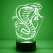 Light up Cobra Snake, Custom Engraved Night Light, Personalized Free ...