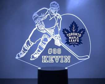 New York Rangers, LED Hockey Sports Fan Lamp, Custom Made Night Light ...