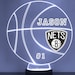 Brooklyn Nets LED Basketball Sports Fan Lamp Custom Made | Etsy