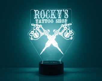 Personalized Light up Shop Sign - Etsy