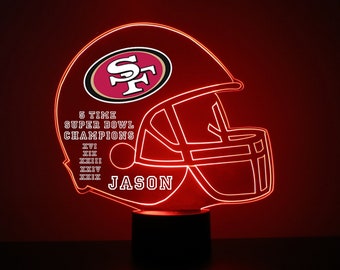 Cincinnati Bengals, LED Football Sports Fan Lamp, Custom Made Night ...
