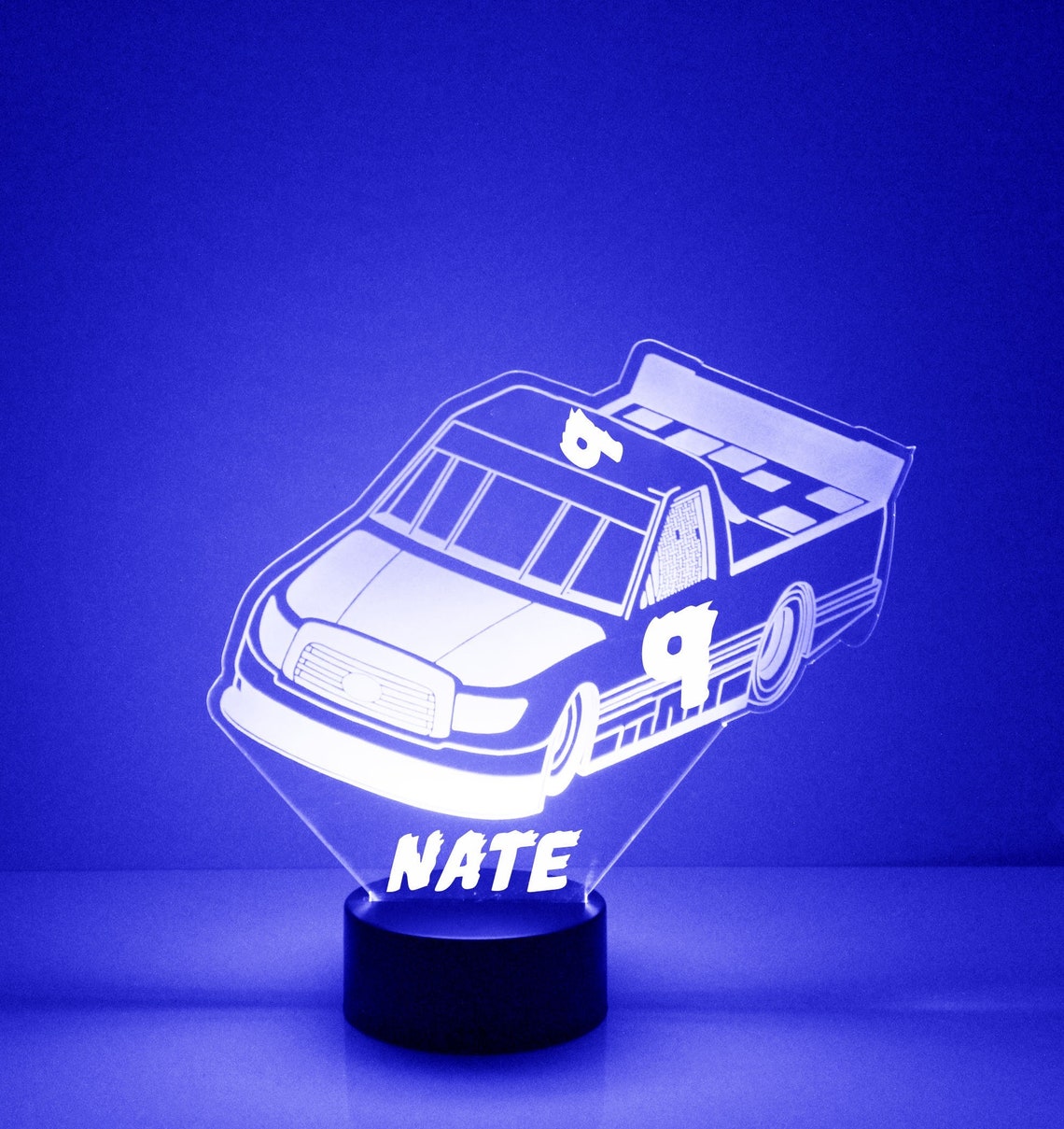 Nascar Racing Fans Light Up Car LED Night Light Custom | Etsy
