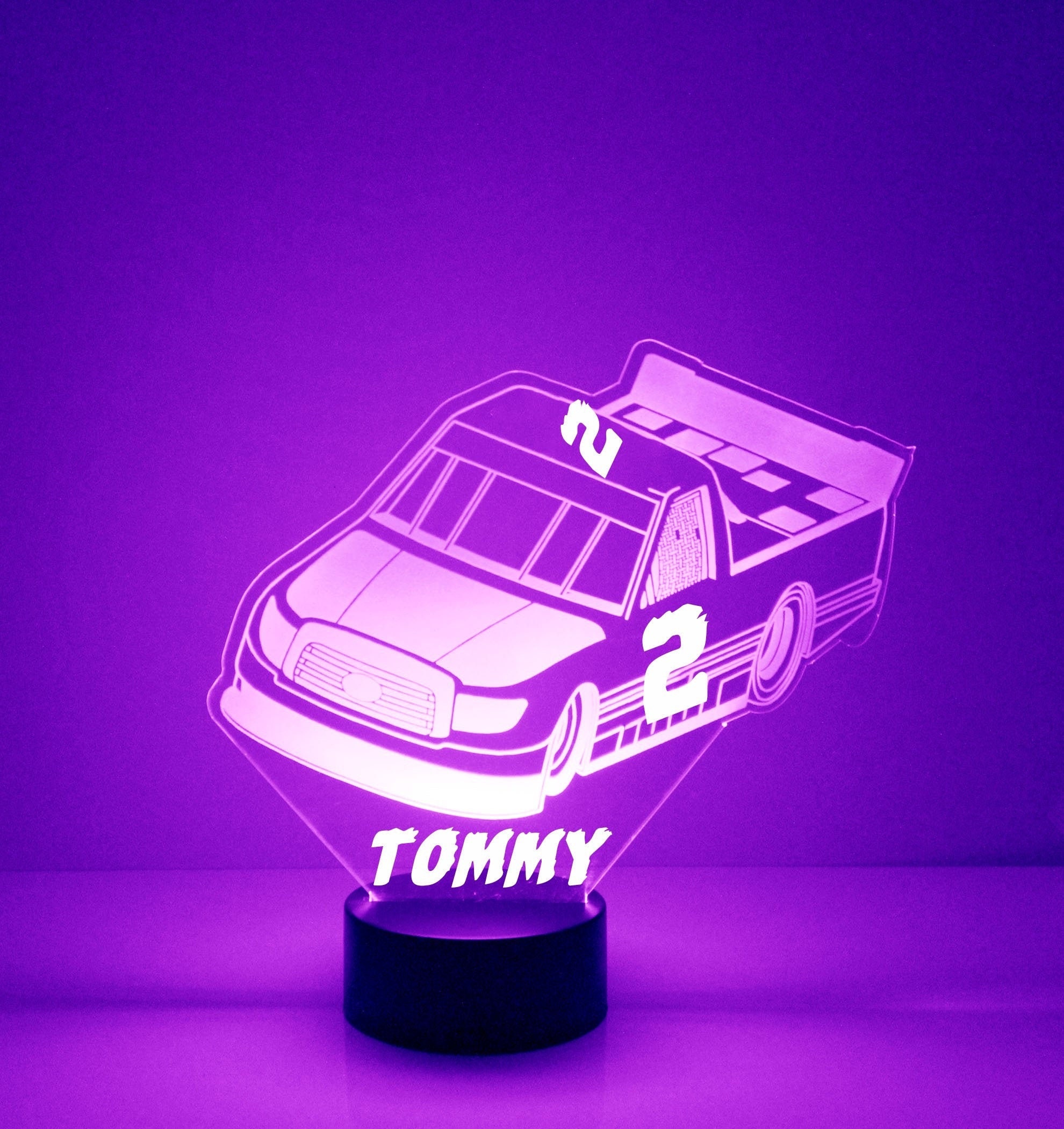 Nascar Racing Fans Light up Car LED Night Light Custom - Etsy