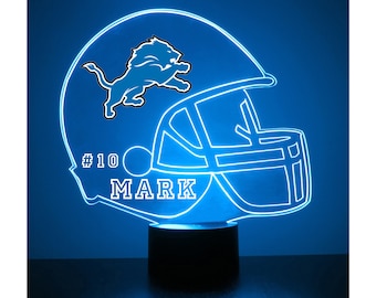 Detroit Lions Decal - Etsy