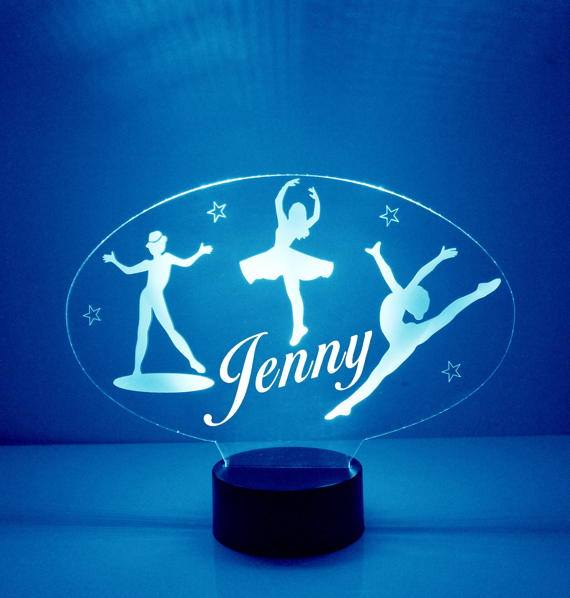 Light up Dance, Ballet, Custom Engraved Night Light, Personalized Free ...