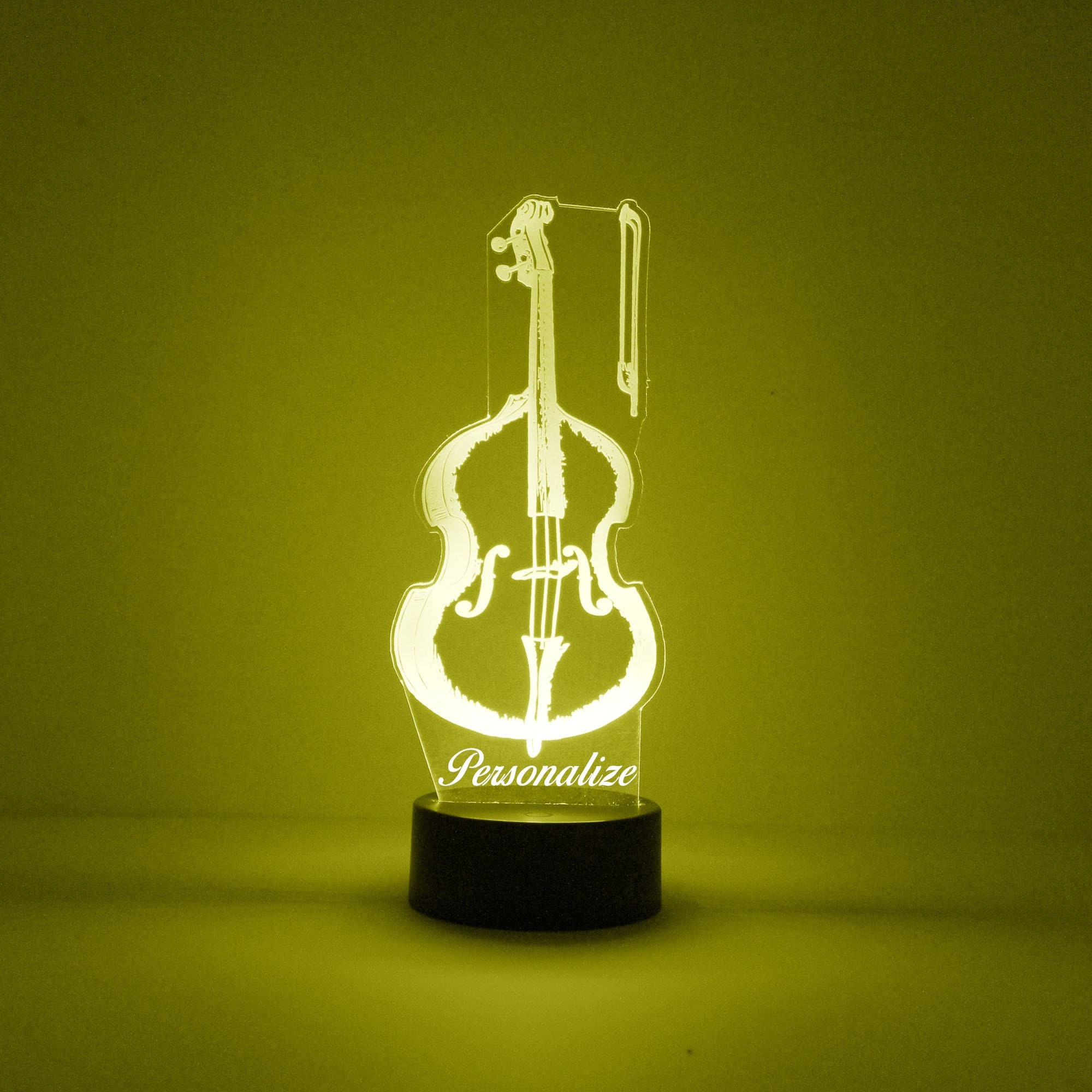 Acrylic Light up Cello Custom Engraved Night Light - Etsy