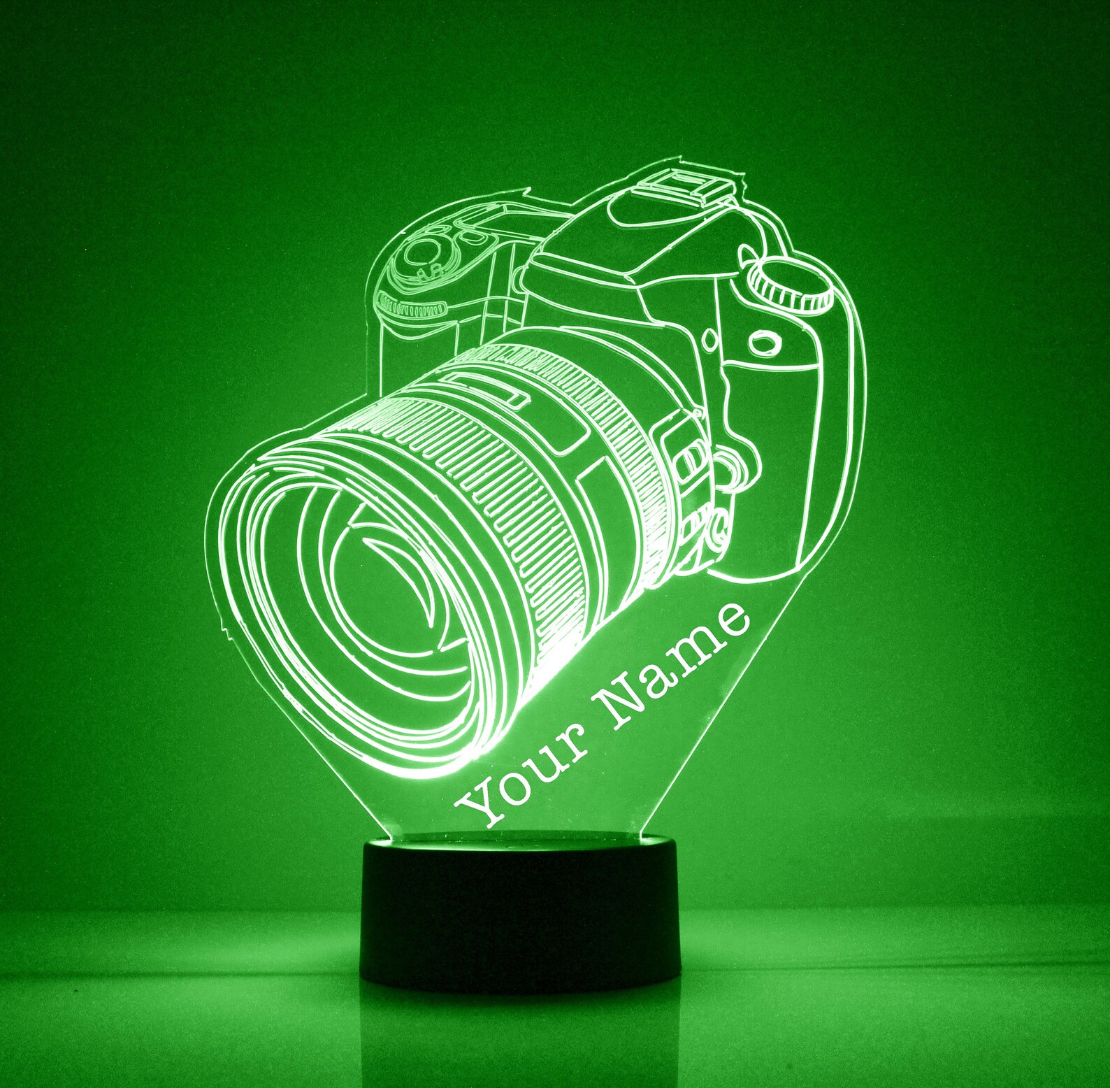 Acrylic Light up Camera Custom Engraved Table Light - Etsy