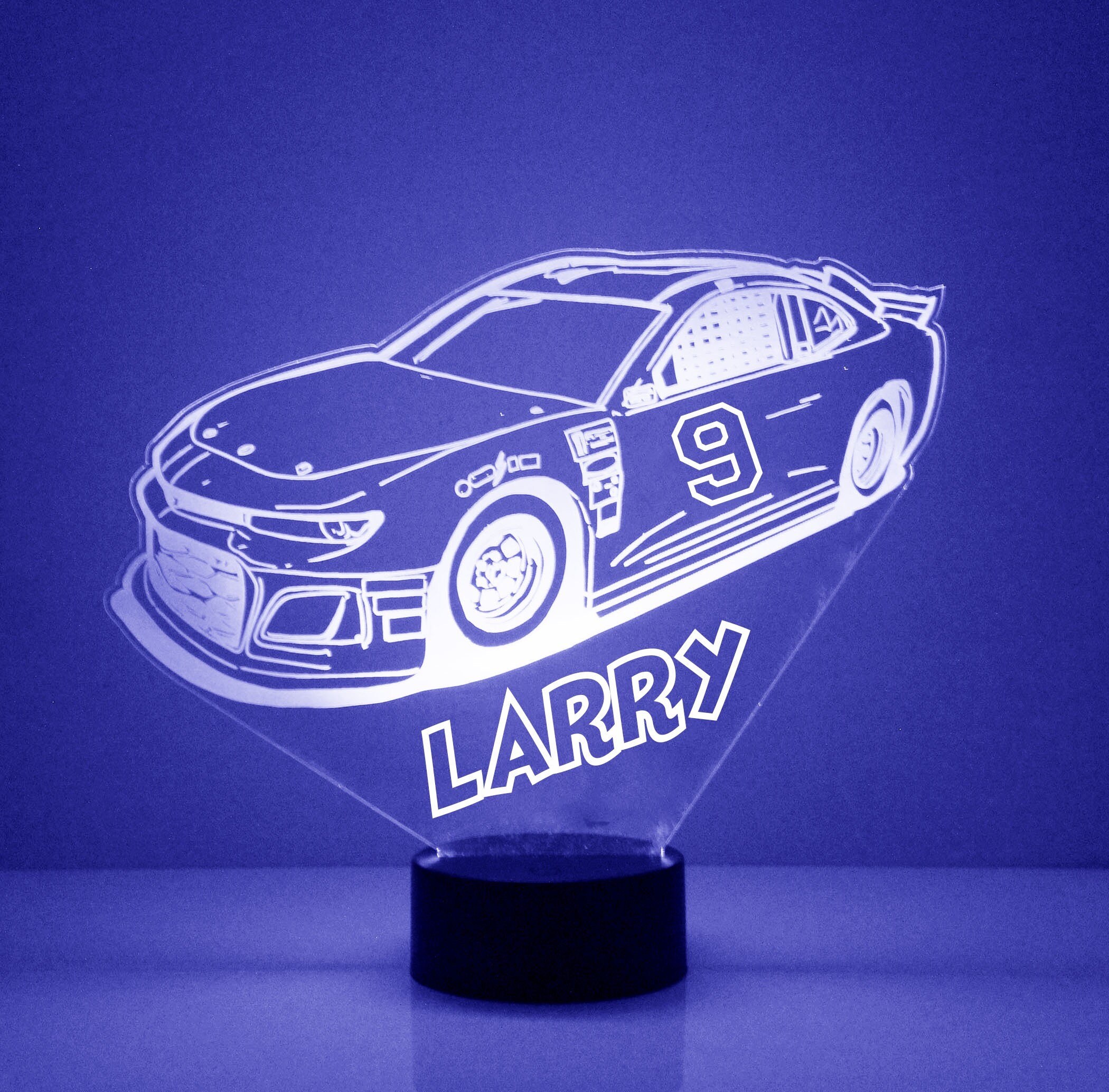 Nascar Racing Fans Light Up Car LED Night Light Custom | Etsy