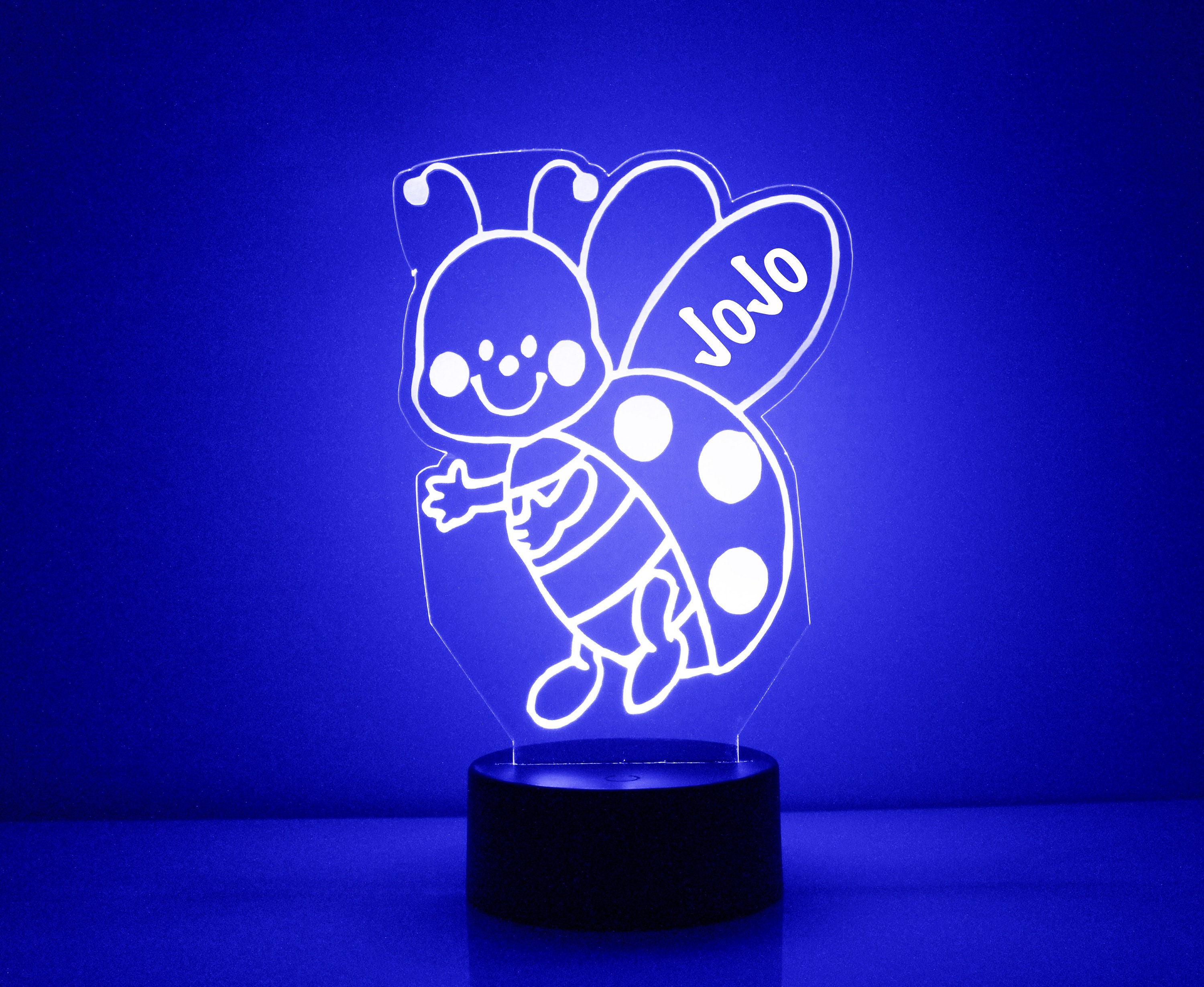 Light up Ladybug Custom Engraved Night Light Personalized - Etsy