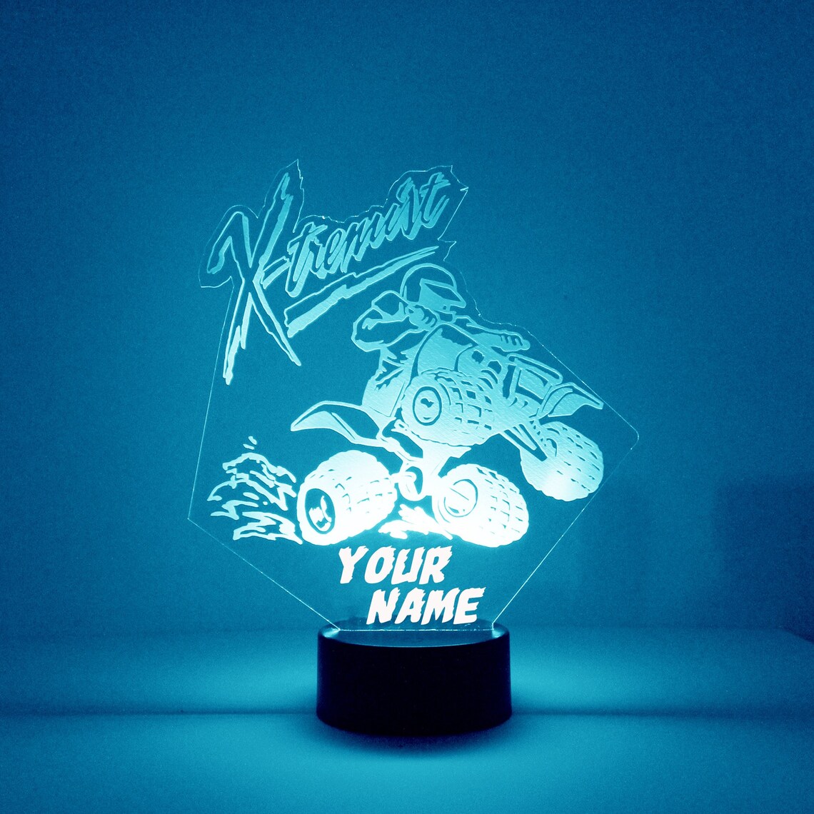 Light up 4 Wheeler Custom Engraved Night Light Personalized | Etsy