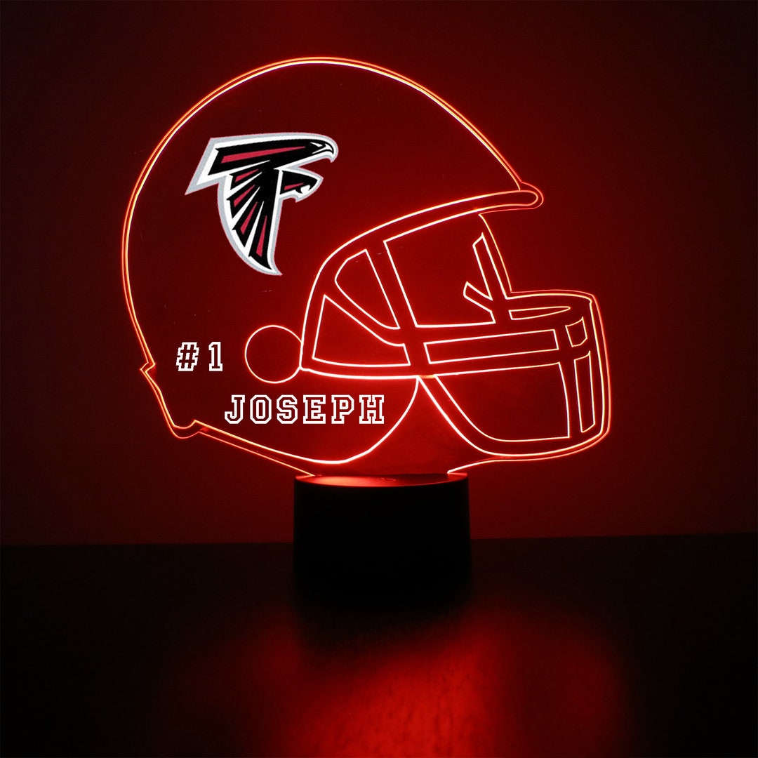 Atlanta Falcons, LED Football Sports Fan Lamp, Custom Made Night Light ...