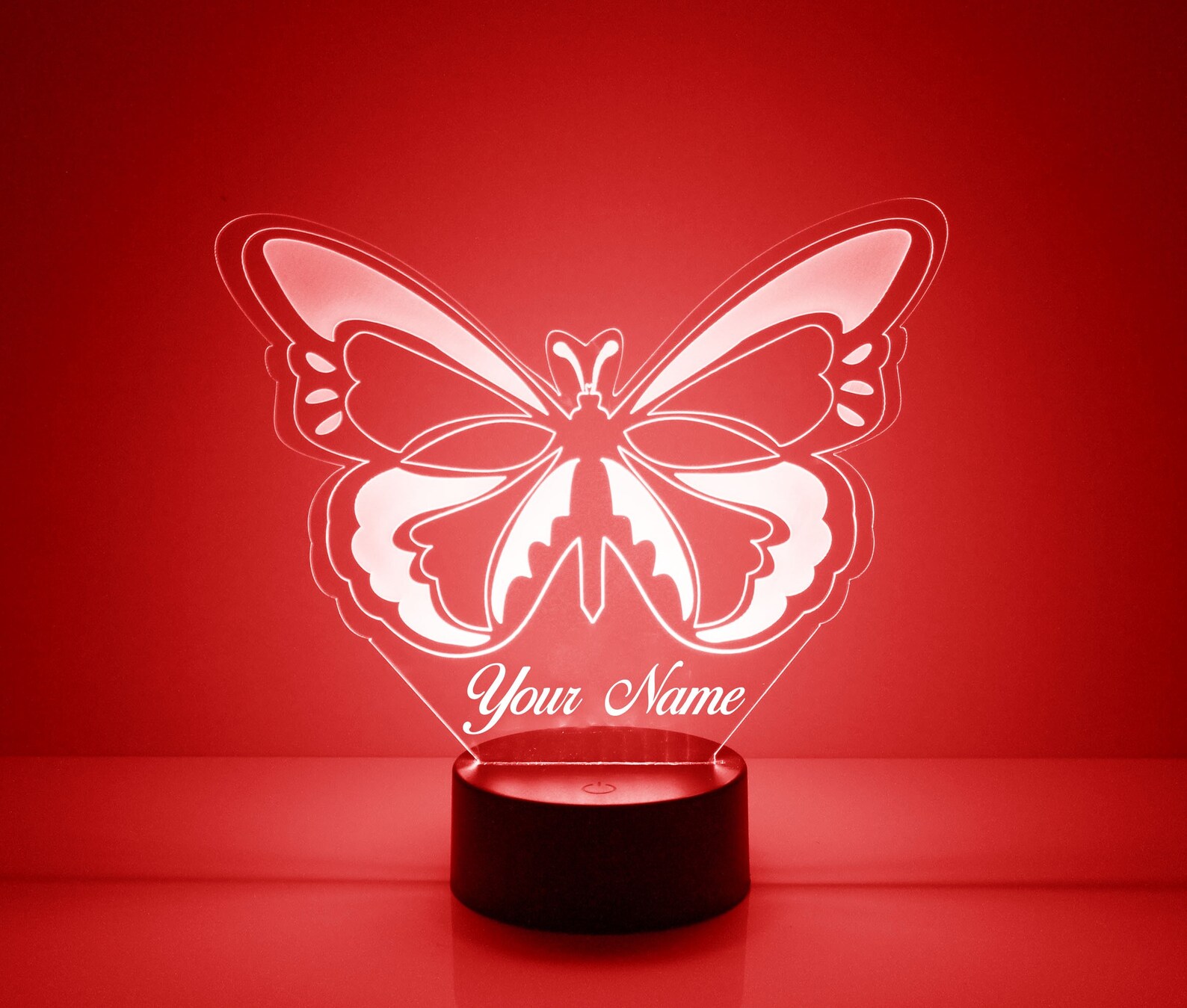 Light up Butterfly, Custom Engraved Night Light, Personalized Free, 16 ...