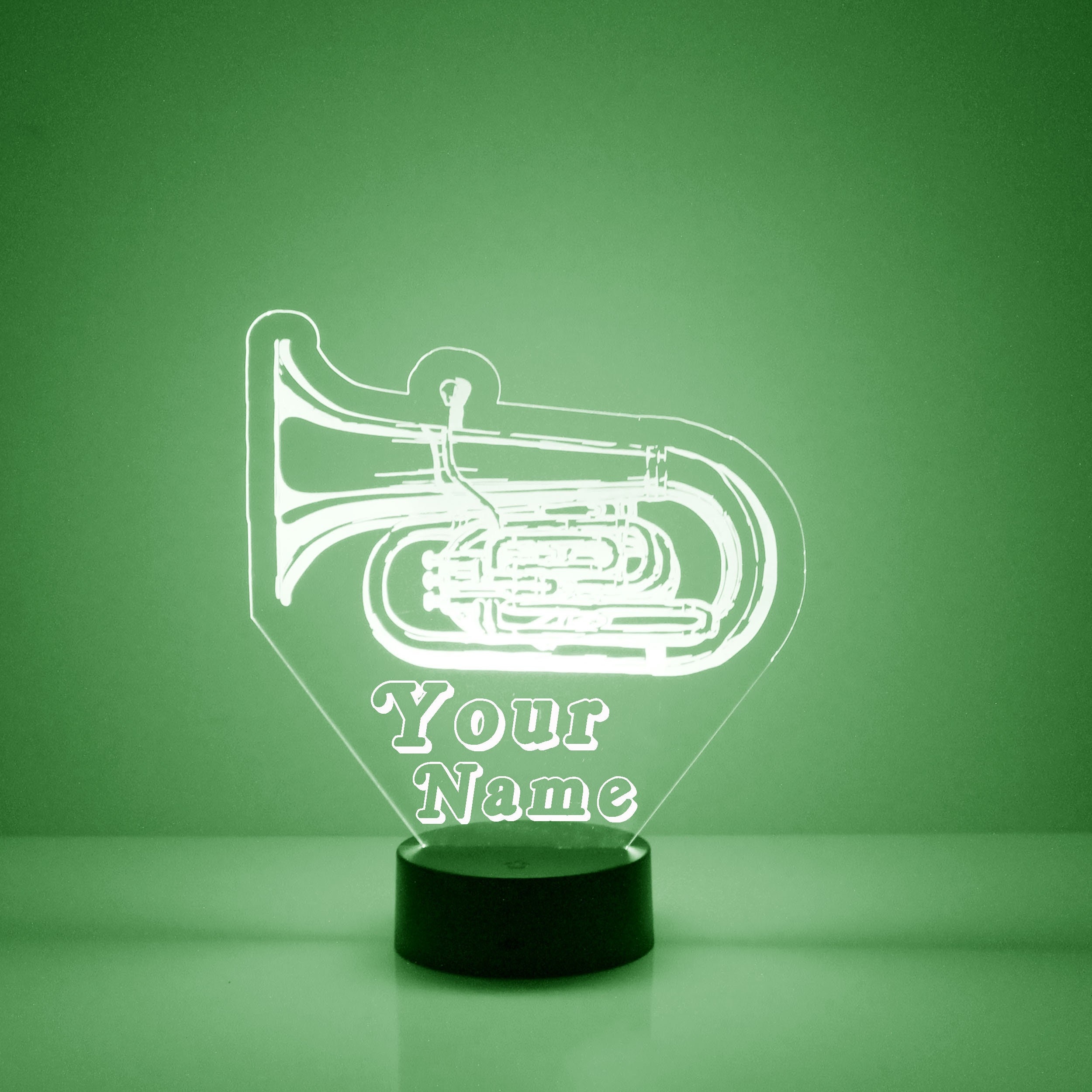 Acrylic Light up French Horn Custom Engraved Night Light - Etsy