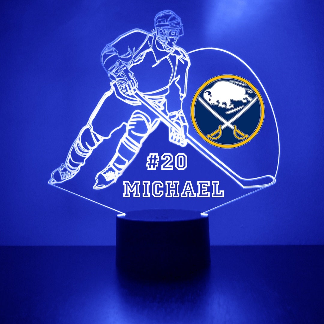 Buffalo Sabres LED Hockey Sports Fan Lamp, Custom Made Night Light ...