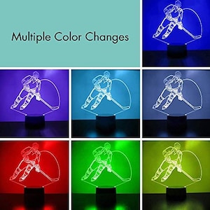 Toronto Maple Leafs, LED Hockey Sports Fan Lamp, Custom Made Night ...