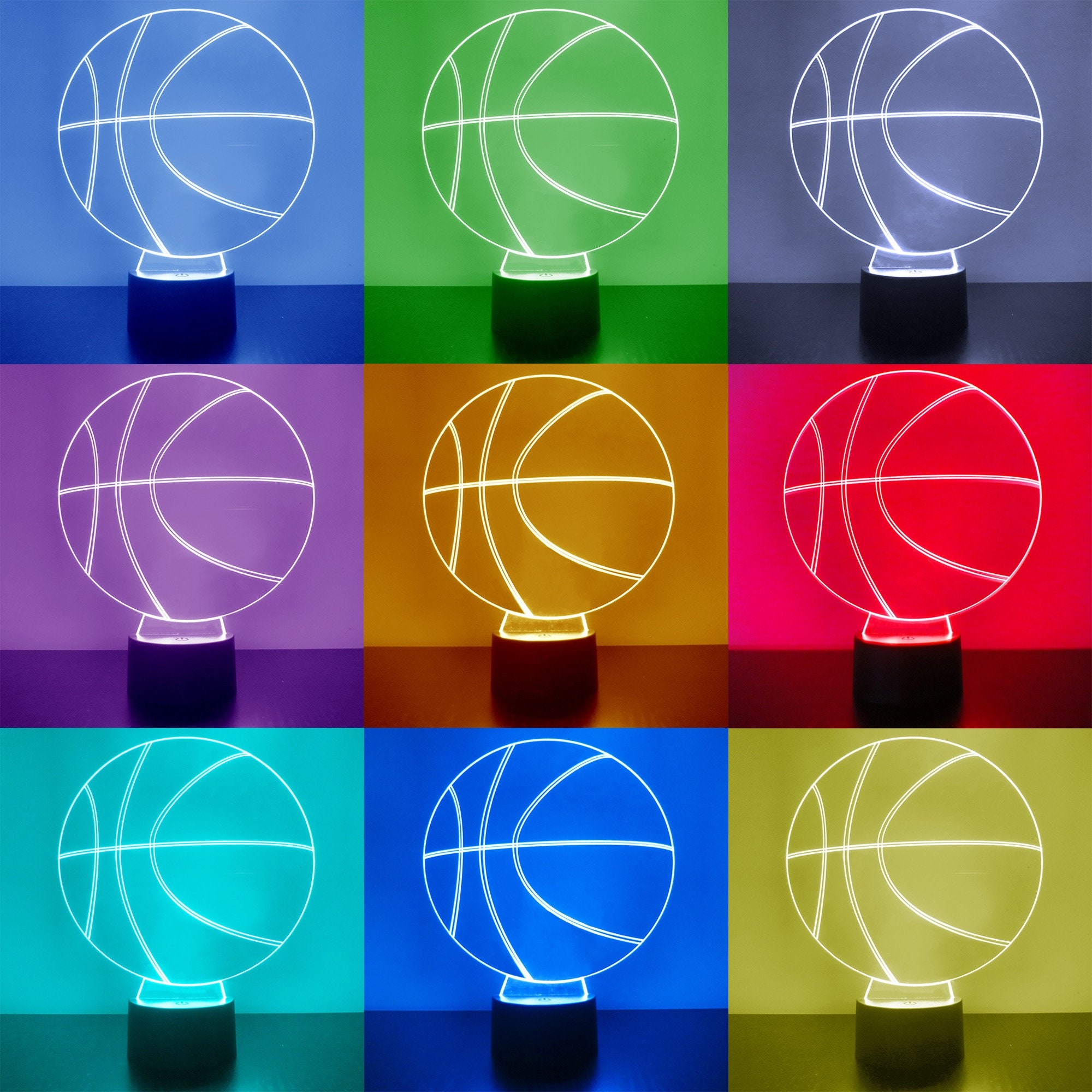 Brooklyn Nets LED Basketball Sports Fan Lamp Custom Made - Etsy