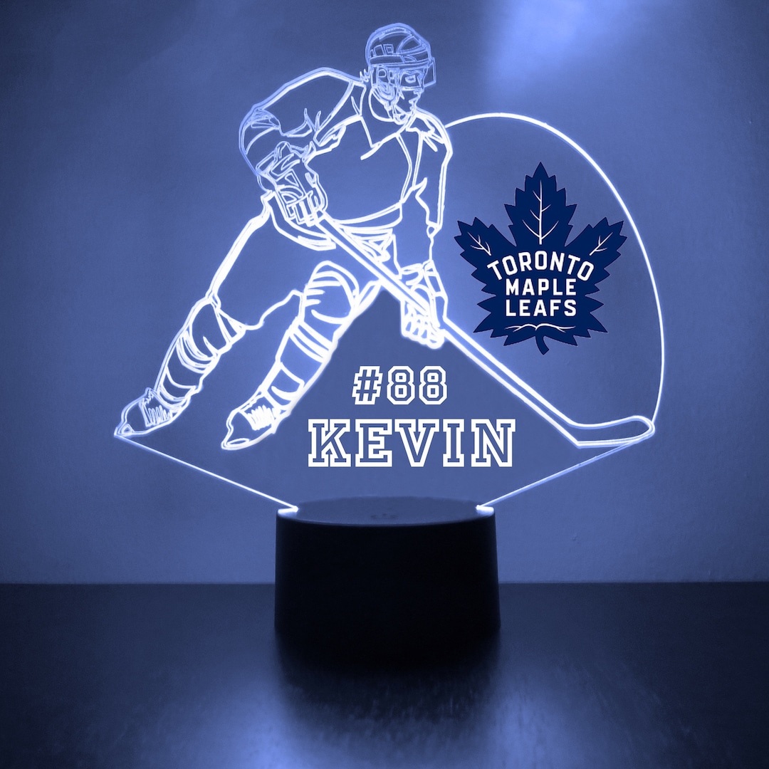 Toronto Maple Leafs, LED Hockey Sports Fan Lamp, Custom Made Night ...
