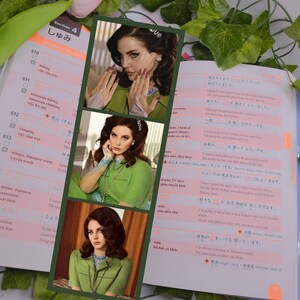 Lana Del Rey Laminated Photobooth, Photostrip, Collage Bookmark, Book ...