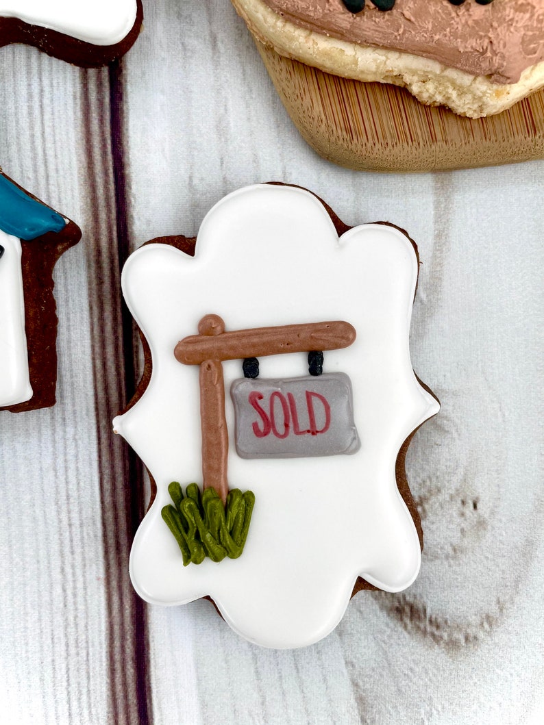 Realtor Decorated Sugar Cookie Set, Sugar Cookies, Decorated Cookies ...