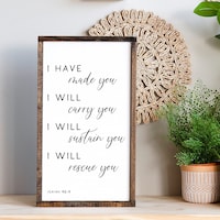 Framed Bible Verse - Etsy
