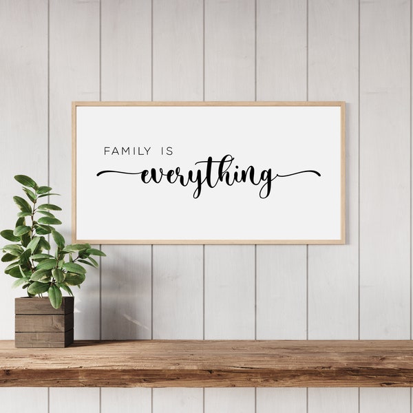 Family is Everything Sign - Etsy