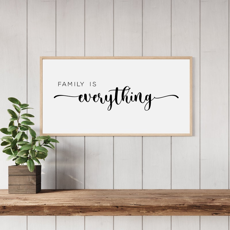 Family is Everything Sign - Etsy