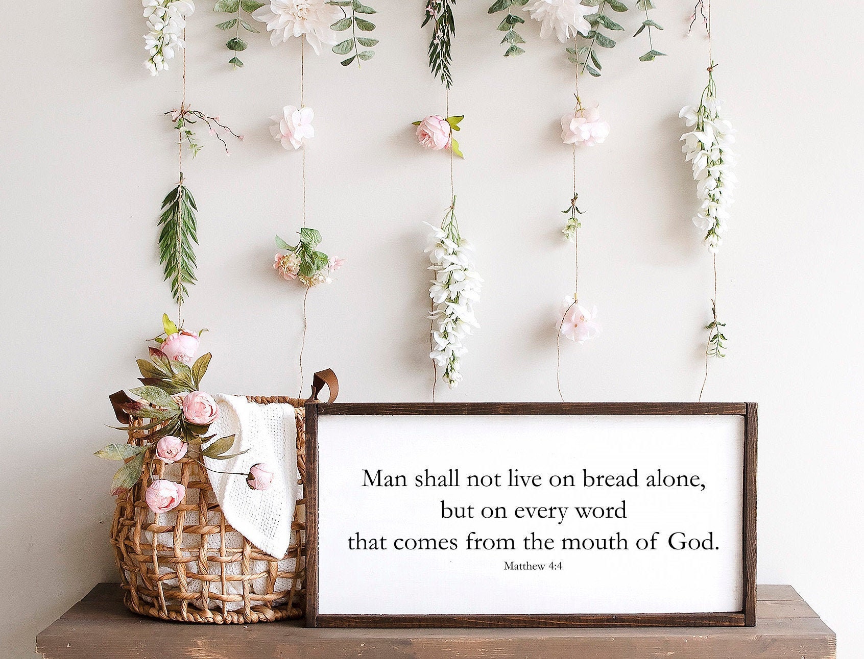 Dining Room Wall Decor Bible Verse Scripture Signs - Etsy