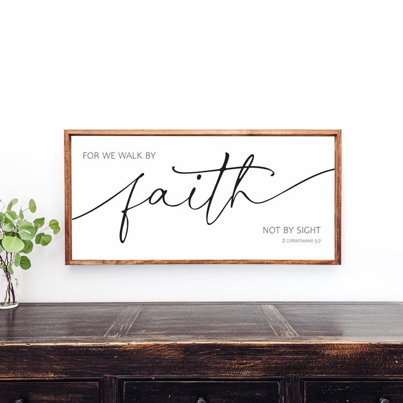 Faith Sign - Etsy