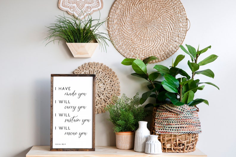 Bible Verse Decor, Christian Wall Art, Scripture Signs, Wall Decor ...