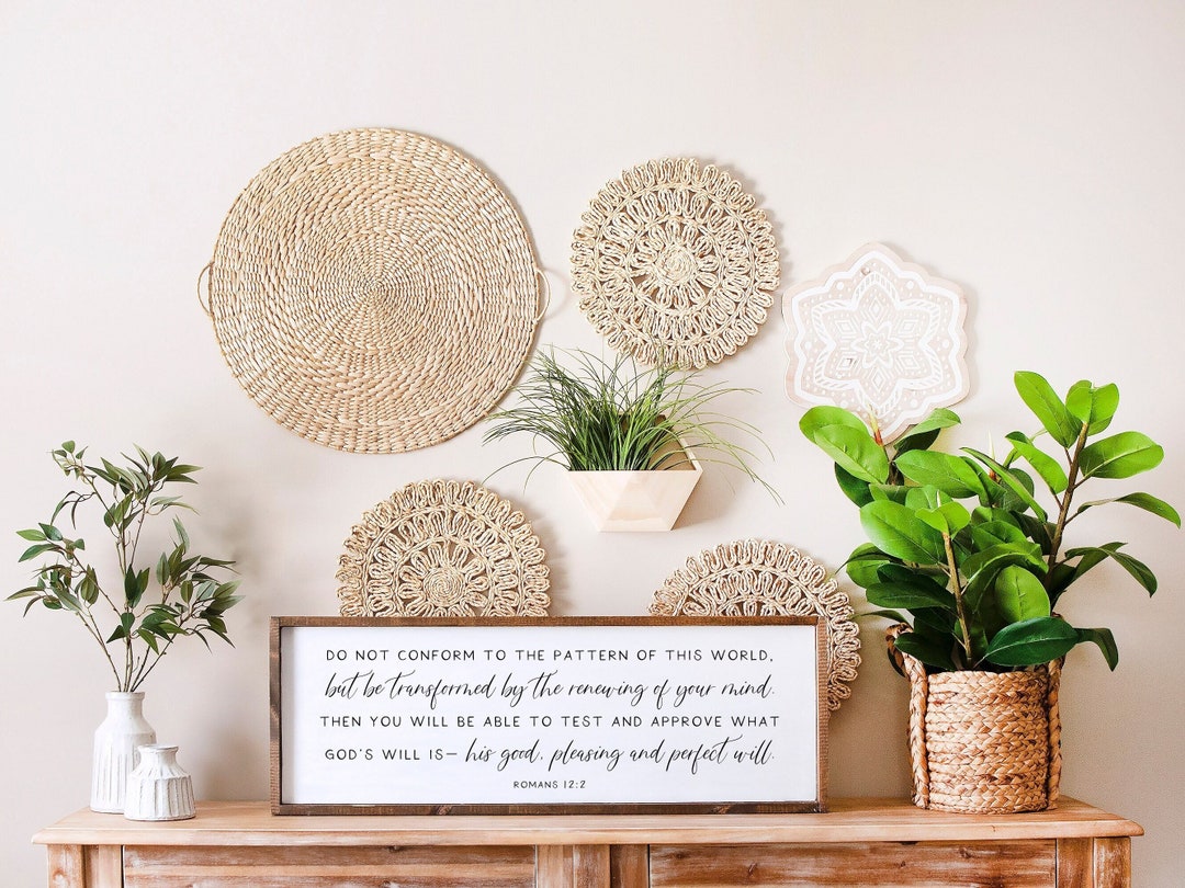 Scripture Wall Decor, Romans 12:2, Do Not Conform to the Pattern of ...