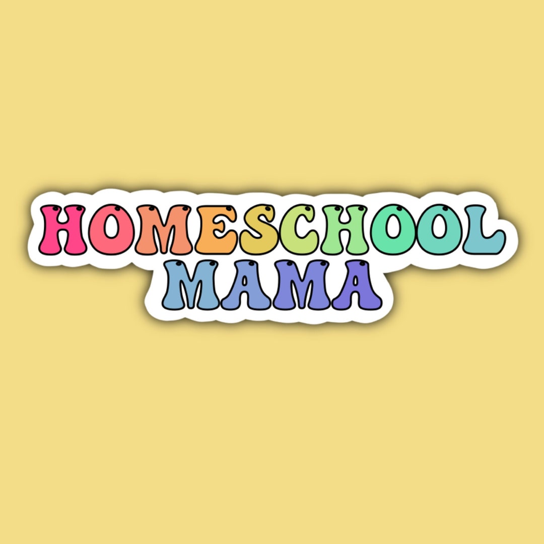 Homeschool Mama Sticker - Etsy