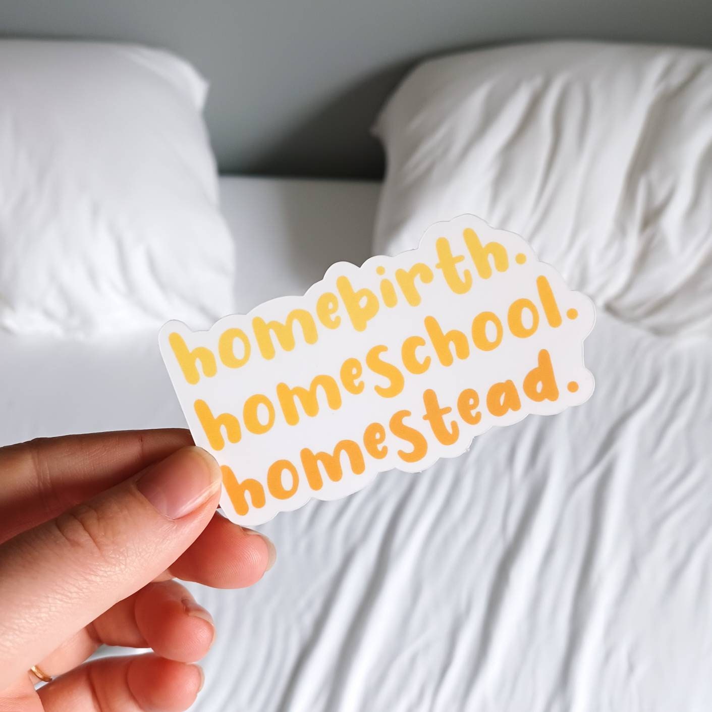 Homebirth Homeschool Homestead Sticker - Etsy