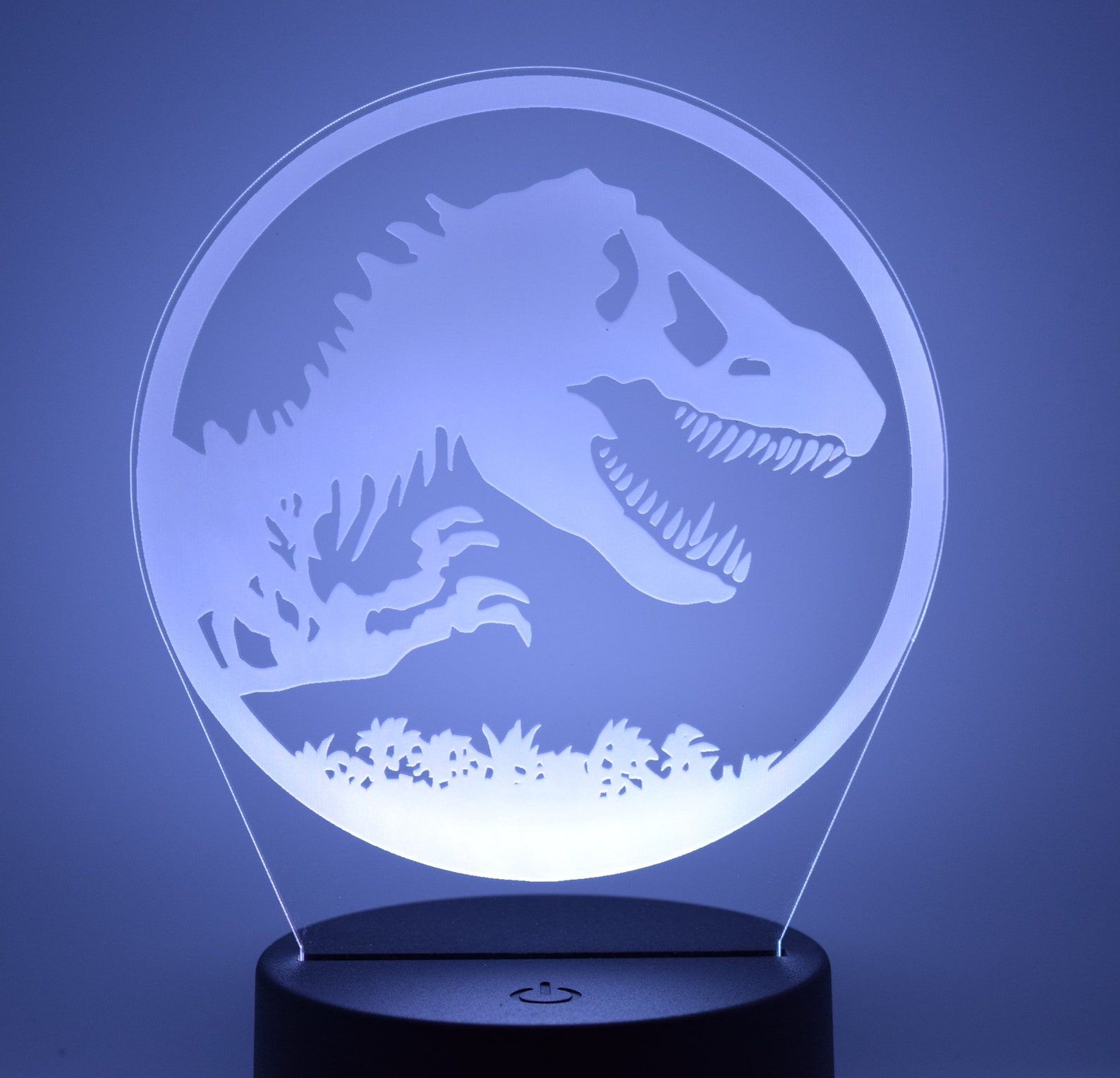 Jurassic Park Light Dinosaur Acrylic LED Light Jurassic | Etsy