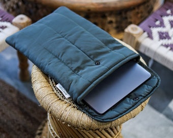 Puffer Laptop Bag - Etsy