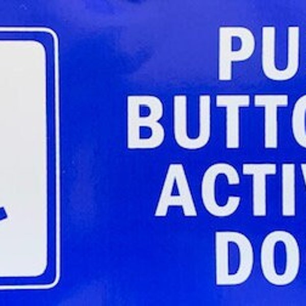 Push Button Decal - Etsy