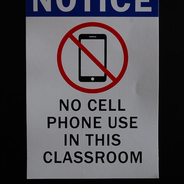 Cell Phone Sign - Etsy