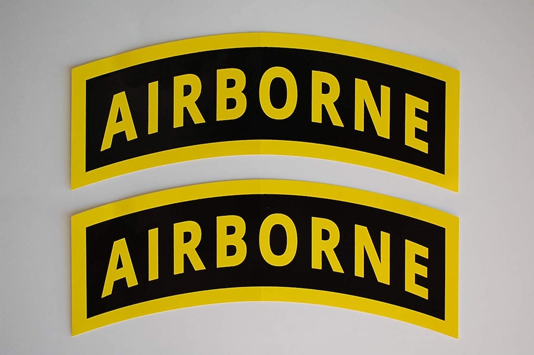 Army Airborne Sticker Vinyl Decals (2 Pack) 6" X 2.5" 101st Infantry ...