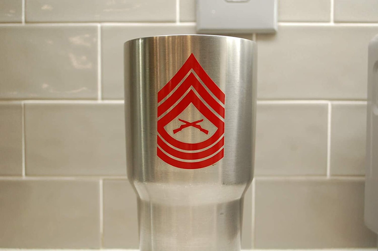 USMC Marine E-8 Master Sergeant Insignia Sticker Vinyl Decal - Etsy