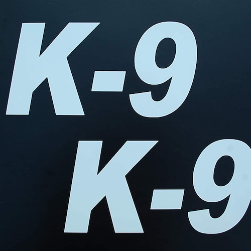 Working K9 Decal - Etsy