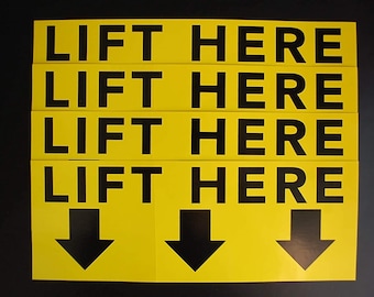 Lift Here Sign - Etsy