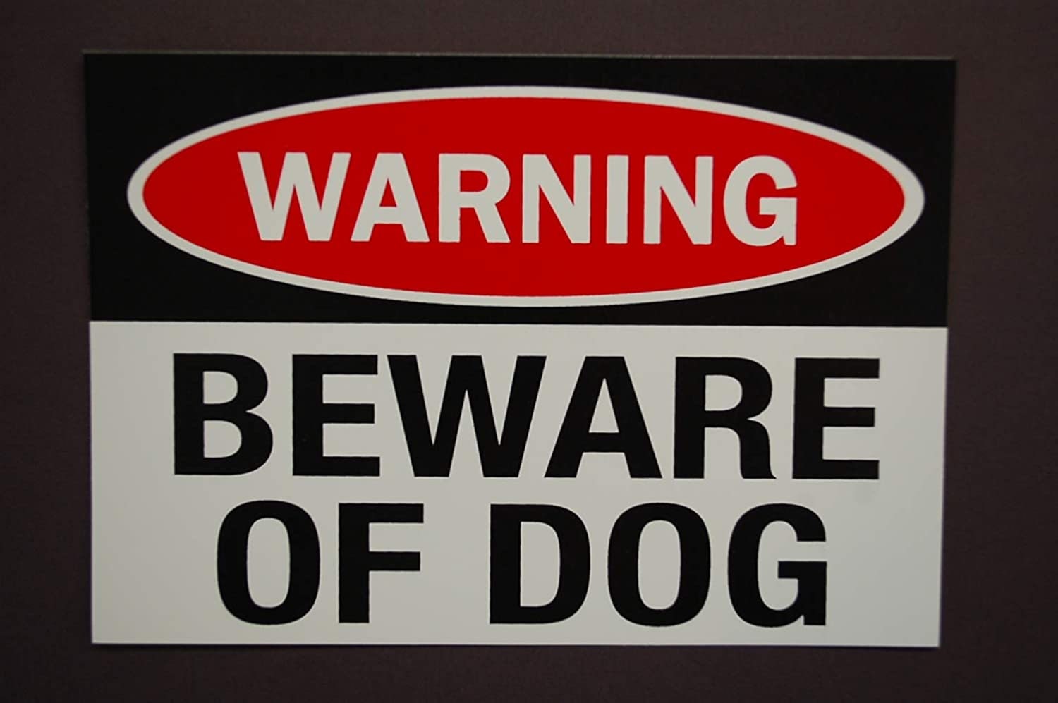 Warning Beware of Dog Stickers Vinyl Decal Choose Quantity | Etsy