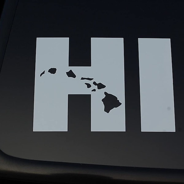 Hawaiian Flag Car Decal - Etsy